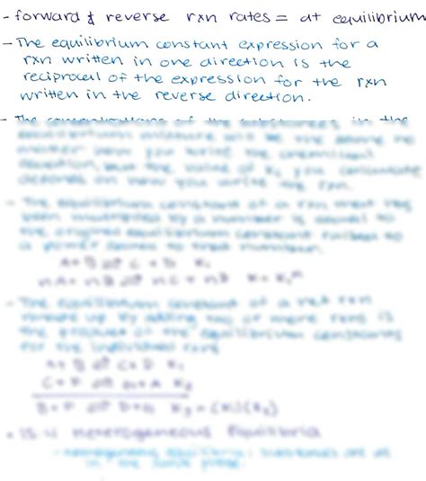 Solution General Chemistry Chemical Equilibrrium Constants