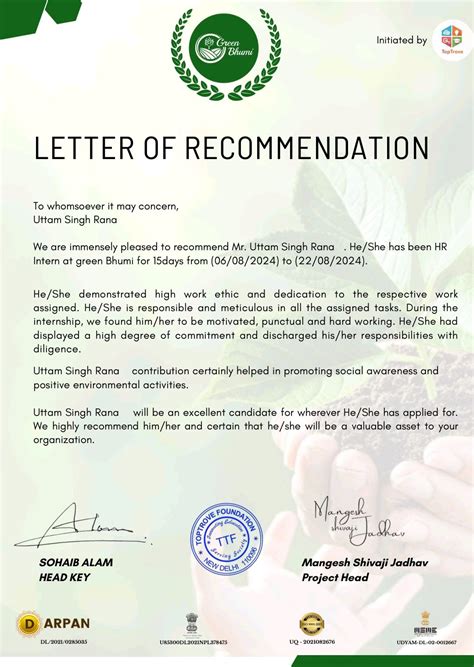 Uttam Singh Rana On Linkedin Internship Hr Learning