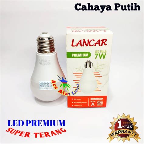 Jual Lampu Bohlam Led 7 Watt Lancar Premium Shopee Indonesia