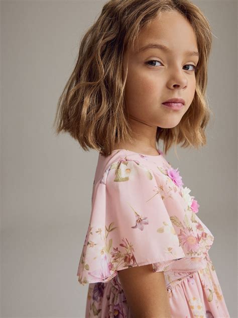 Buy Pink Angel Sleeve Embellished Dress 3 16yrs From The Next Uk
