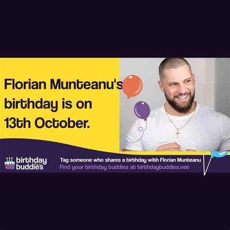 Florian Munteanus Birthday Is 13th October 1990