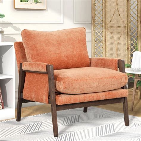 Reviews For Harper Bright Designs 30 In Mid Century Modern Orange