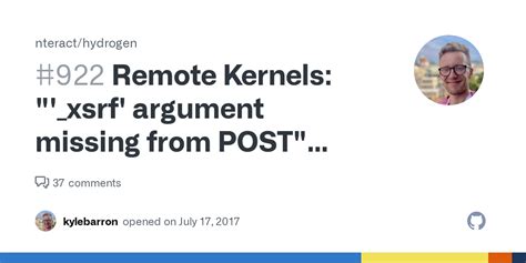 Remote Kernels Xsrf Argument Missing From POST When Token Is