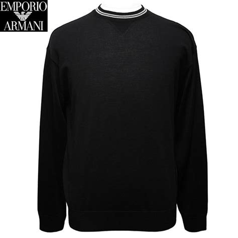 Emporio Armani エンポリオ アルマーニ セーター メンズ ニット クルーネック 6r1mxg 1mngz 0999 ブランド