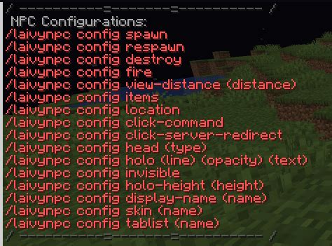 SUPPORT LaivyNPC A Powerful NPC Creator SpigotMC High Performance Minecraft