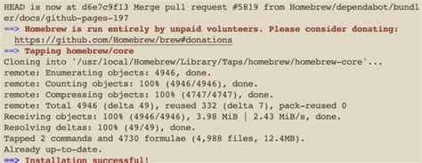 Homebrew 安装历程分享 Yolo