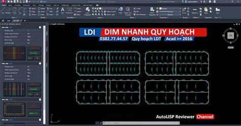 AutoLISP Reviewer: Dim nhanh ô đất Quy hoạch | Lisp dim nhanh | Quy ...