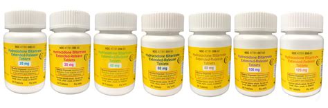 Hydrocodone Bitartrate Extended Release Tablets C Ll Alvogen