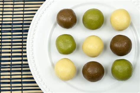 Premium Photo Homemade Assorted Flavor Mung Bean Paste