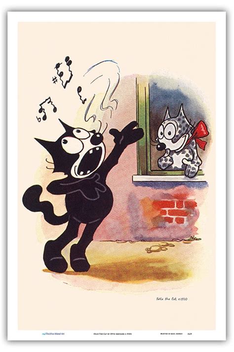 Felix The Cat Vintage Cartoon By Otto Messmer C1920s Master Art