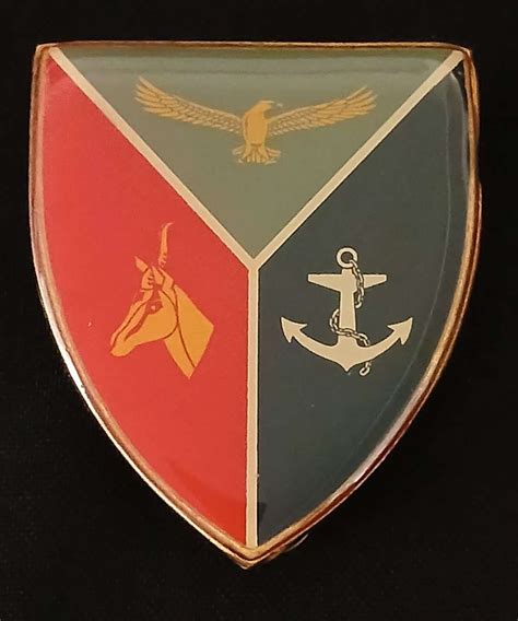 South African Army Sadf Defence Force Hq Note One Pin Repaired