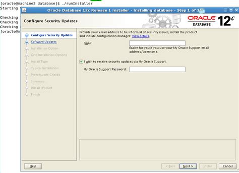 Oracle Dba Tutorials Installing Oracle 12c Database Software