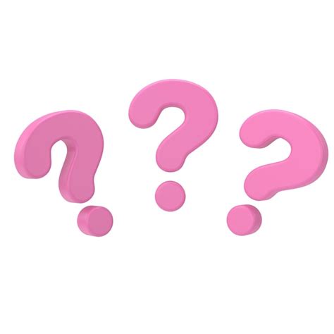 물음표 기호 3d 물음표 프리미엄 사진