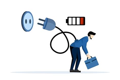 낮은 에너지 육체적 또는 정서적 피로 정신적 피로 피곤한 사업가 지친 사람 약한 느낌 건강 악화 증상 지속적이거나 우울한 상태 Mental Wellbeing에 대한 스톡