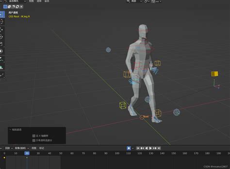 【blender动作练习生】从零开始的骨骼绑定学习vol3blender骨骼控制器 Csdn博客