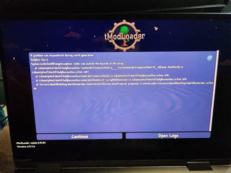 My World Not Generating Rcalamitymod