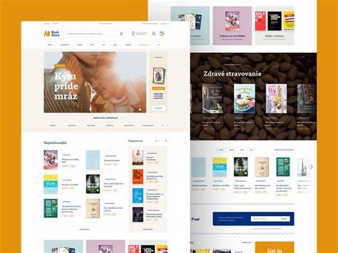 BookStore Ecommerce Website Responsive Web Design Inspiration Web