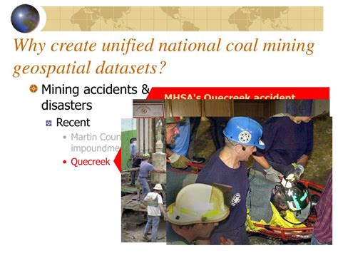 Ppt Creating National Coal Mining Geospatial Data Standards