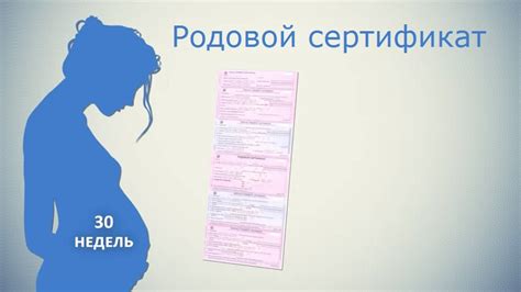 Как получить родовой сертификат