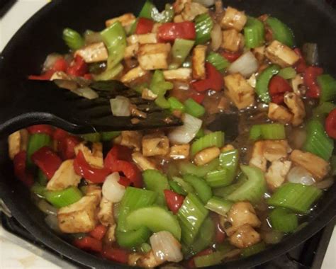 Stir Fried Tofu And Vegetables With Oyster Sauce Recipe