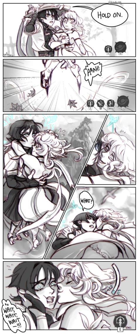 Pin By Auny A On Genshin Impact Wanderer Art Ship Art Cartoon Art Styles