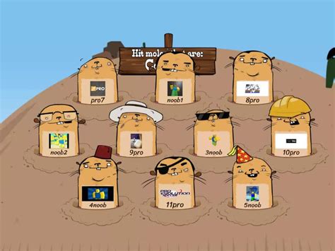 Noob Vs Pro Whack A Mole