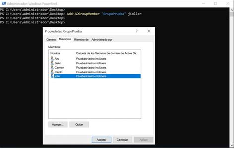 Ad Ds Server Y La Gestión De Usuarios Mediante Powershell