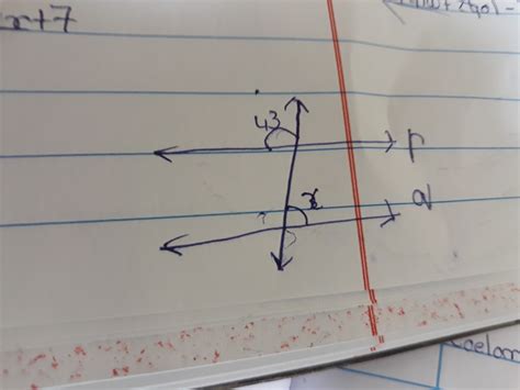 If P Parallel To Q Find X Brainly In