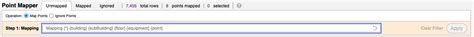 Point Mapping Functionality Resolute Building Intelligence Knowledge Base