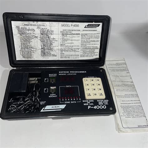 acron p 4000 eeprom programmer made in 1987 for sale electronic