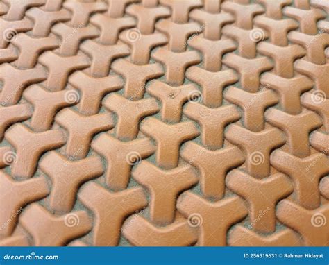 Orange Plastic Triangle Texture Image Background Wallpaper Stock Image