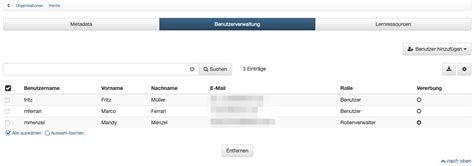 Module Organisations OpenOlat Documentation