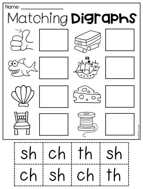Sh And Ch Worksheet