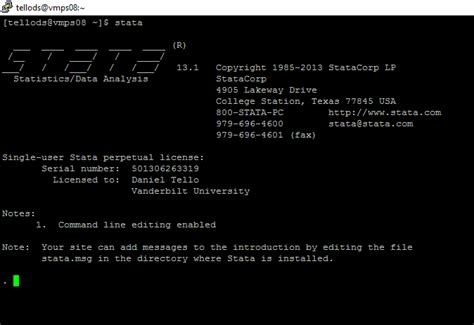 how to use stata social science cluster