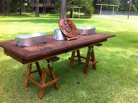 Custom Crawfish Table For Crawfish Boil Party