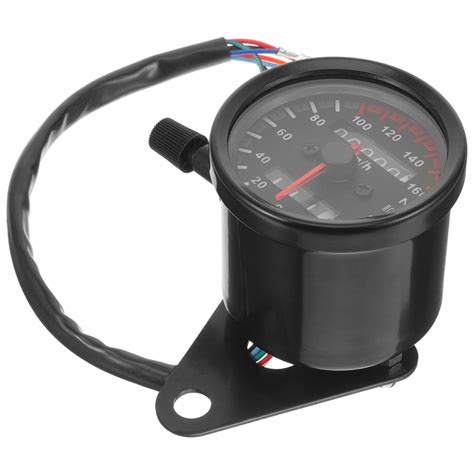 Etereauty Motorbike Speedometer Odometer Portable Dual Odometer Gauge