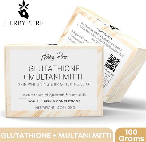 Herby Pure Glutathione And Multani Mitti Skin Whitening And Brightening