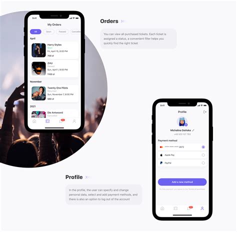 event ios app on behance