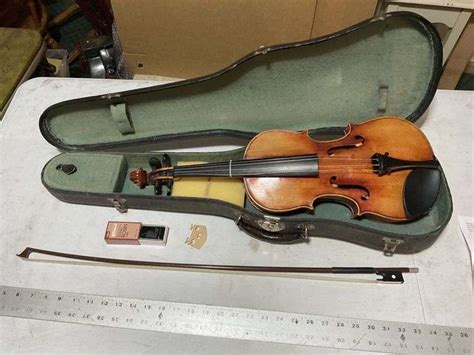 Antonius Stradivarius Copy Violin With Case Legacy Auction Company