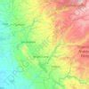 Los Angeles Topographic Map Elevation Terrain