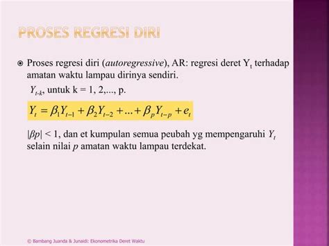 Analisa Deret Waktu Menggunakan Algoritma Arima Ppt