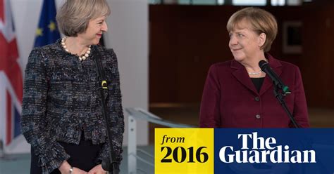 Merkel Brexit Talks Off Table Until May Triggers Article 50 Video
