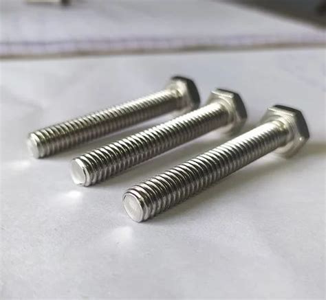 Hexagonal SS 304 Hex Bolt M8 8 Mm At 4 Piece In Rajkot ID