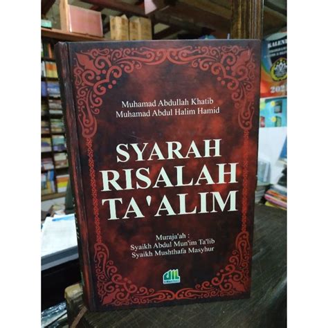 Jual [original] Buku Syarah Risalah Taalim Lengkap Hc Edisi Revisi Terbaru Terlengkap Terpopuler