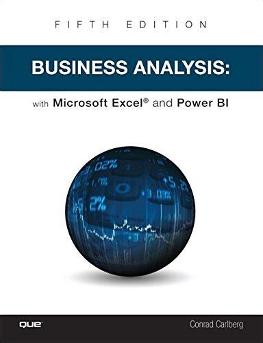 business analysis with microsoft excel 5th edition let me read