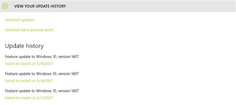 Windows Update Always Fails Rwindows10