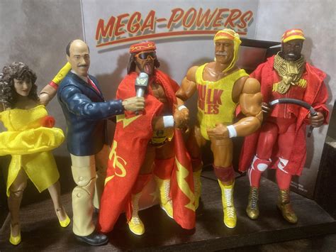 Mega Powers Collection R Wrestling Figures