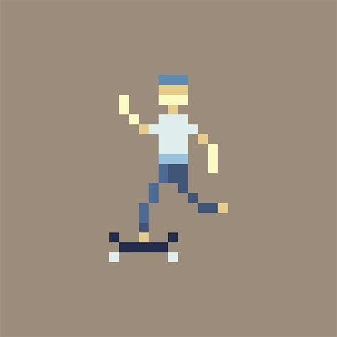 Premium Vector Pixel Art Game Character