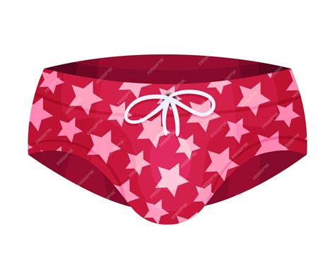 Premium Vector Tight Male Elastic Swimming Trunks Isolated On White