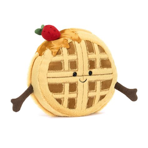 Jellycat Peluche Amuseables Waffles Rene Apple Pie